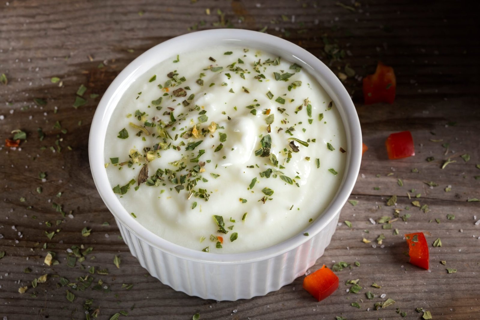 Creamy Garlic and Herb Dip Recipe - Chap Chap Snacks